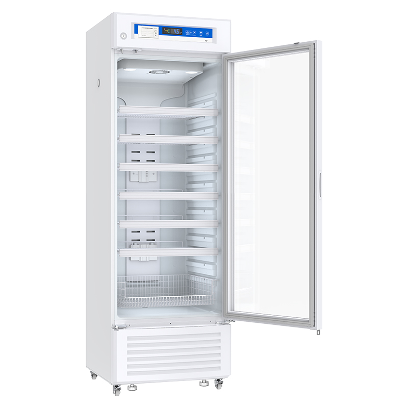 Glass Swinging Door Medicine Refrigerator for Hospital