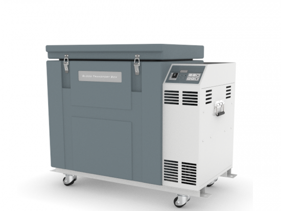 Blood Transfer Bank, Blood Refrigerator with Caster Wheels